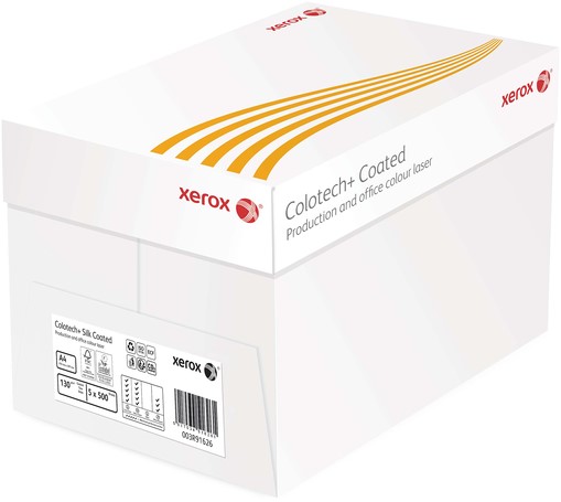 Printpapier Xerox Colotech+ Silk Coated A4 130 grams wit 500 vel