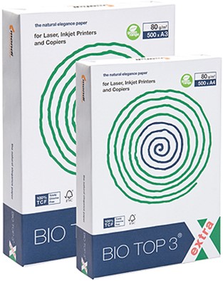 Printpapier Biotop A4 120 grams Naturel 250 vel