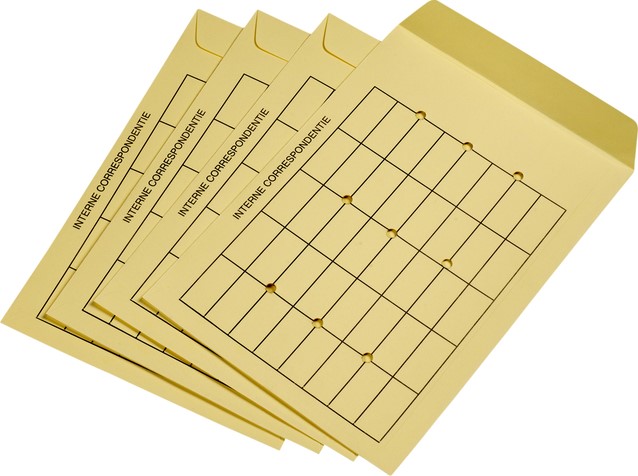 Circulatie envelop EB4 262x371mm 170 grams creme 25 stuks