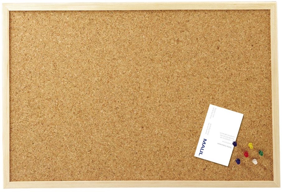 Prikbord Maul 60X40cm kurk houten frame #70.