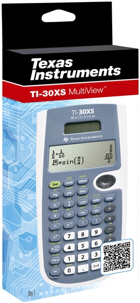 Rekenmachine Texas Instruments TI-30XS solar multiview