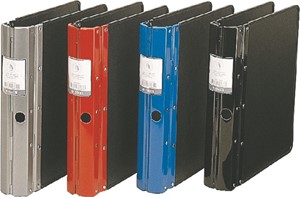 Ringband Esselte Agrippa A4 4-rings Ø60mm zwarte rug en omslag