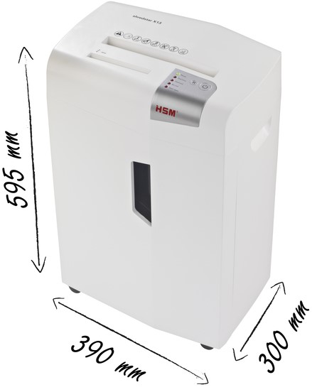 Papierversnipperaar HSM Shredstar X13 snippers 4x37mm