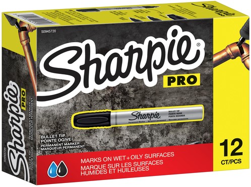 Permanent marker Sharpie Pro 1.5-3mm zwart
