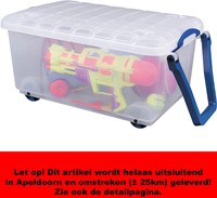 Opbergbox Really Useful op wieltjes 64 liter (lxbxh) 700x440x360mm