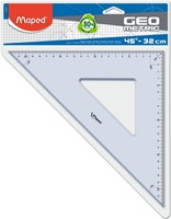 Geodriehoek Maped 45 graden 32cm | afname per 5 stuks