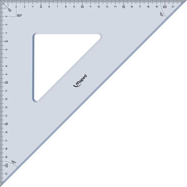 Geodriehoek Maped 45 graden 32cm | afname per 5 stuks