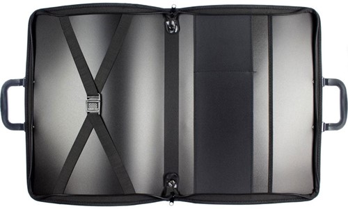 Tekenmap A3 plastic met handvat zwart