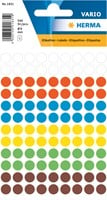 Etiket Herma 1831 Ø8mm assorti 540 stuks