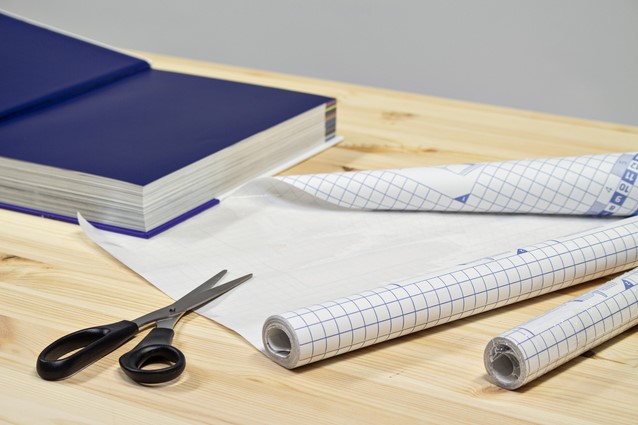 Kaftplastic Boeklon 50cm x 5 meter zelfklevend transparant