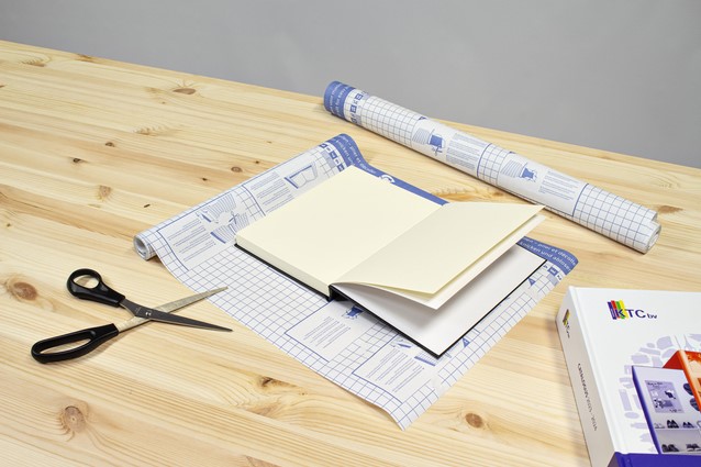 Kaftplastic Boeklon 50cm x 2,5 meter zelfklevend transparant