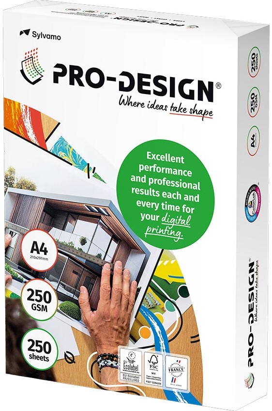 Printpapier Pro Design A4 250 grams wit 250 vel