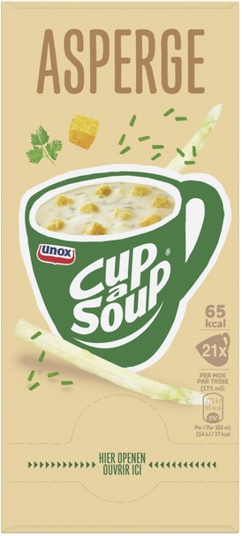 Unox Cup-a-Soup Sachets Asperge 21x 175ml