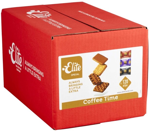 Koekjes Elite Coffee Time 4 smaken 120 stuks
