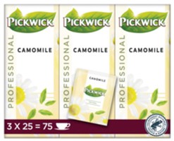 Thee Pickwick Kamille 25 zakjes per stuk verpakt