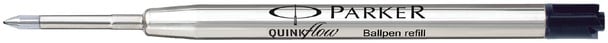 Balpenvulling Parker Quinkflow zwart fijn
