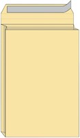 Akte envelop met zijvouw Quantore 230x350x38mm 170 grams cremekraft 125 ...