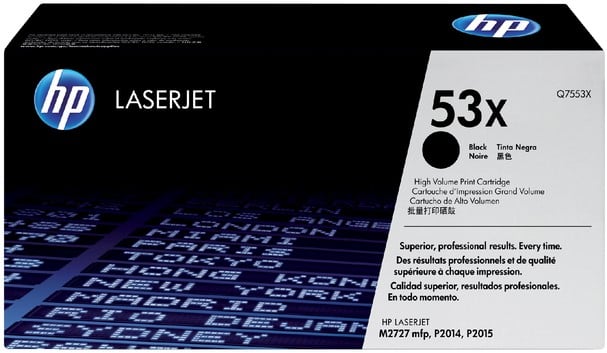 Toner HP Q7553X 53X kleur zwart