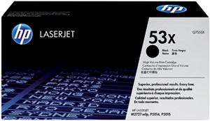 Toner HP Q7553X 53X kleur zwart