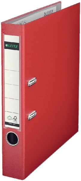 Ordner Leitz 1015 A4 smalle rug 50mm rood