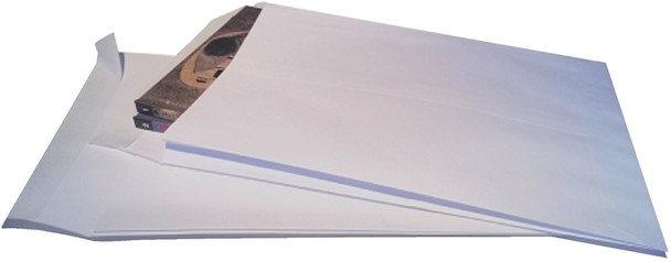 Akte envelop met zijvouw EB4 262x371x38mm 150 grams wit 125 stuks 180955