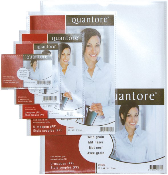 Zichtmap U-model Quantore A5 PP 0,12mm 25 stuks