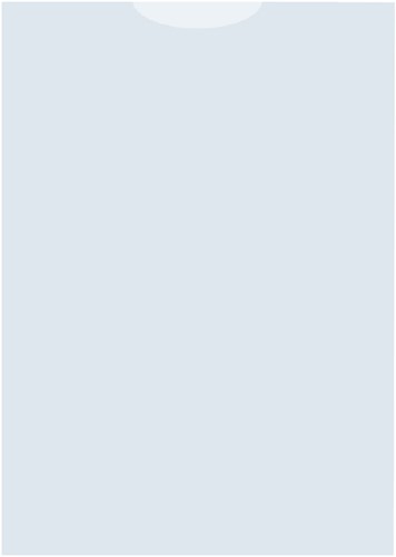 Zichtmap U-model Quantore A6 PP 0,12mm 25 stuks