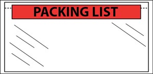 Paklijst envelop Dijkgraaf EA5/6 225x122mm bedrukking: Packinglist 250 ...