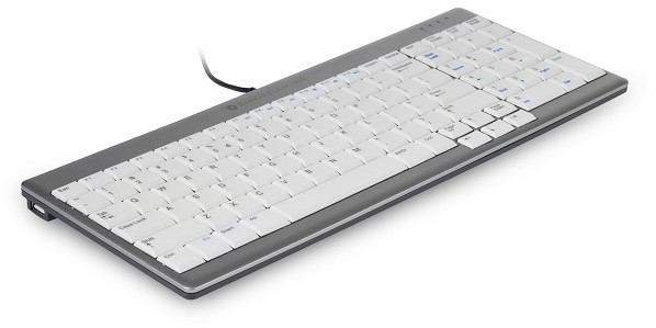 Toetsenbord Bakker-Elkhuizen model 960 Ultraboard Qwerty zilver